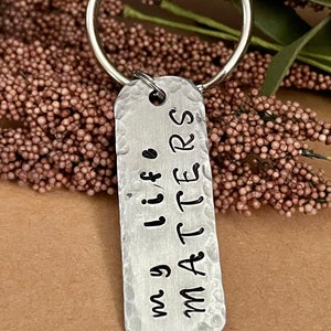Personalized Key Ring, My Life Matters, Mental Health Awareness, Eating ...