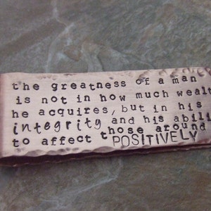 Money Clip, Personalized Money Clip, Quote Money Clip, Gift for Son ...