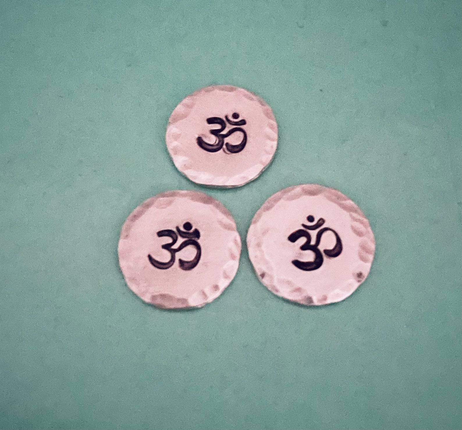 Om Aum Ohm Pocket Token Meditation Coin Inspirational Coin - Etsy
