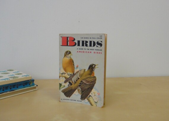 Vintage Birds Book A Golden Nature Guide | Etsy