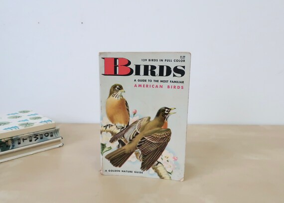 Vintage Birds Book A Golden Nature Guide | Etsy