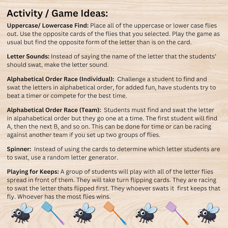 Swat the Letter Game | Alphabet Recognition Activity | Uppercase ...