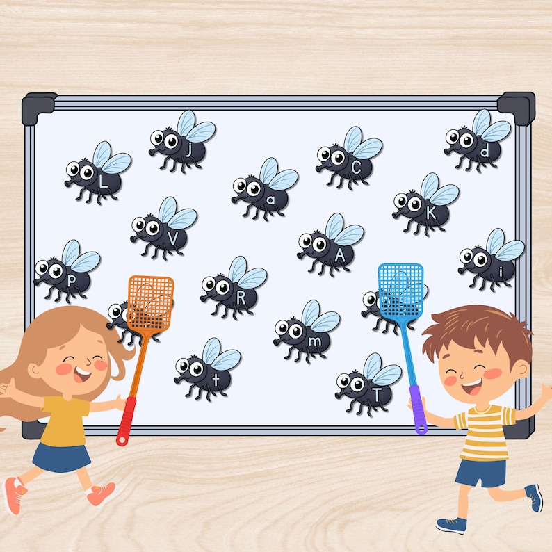 Swat the Letter Game | Alphabet Recognition Activity | Uppercase ...