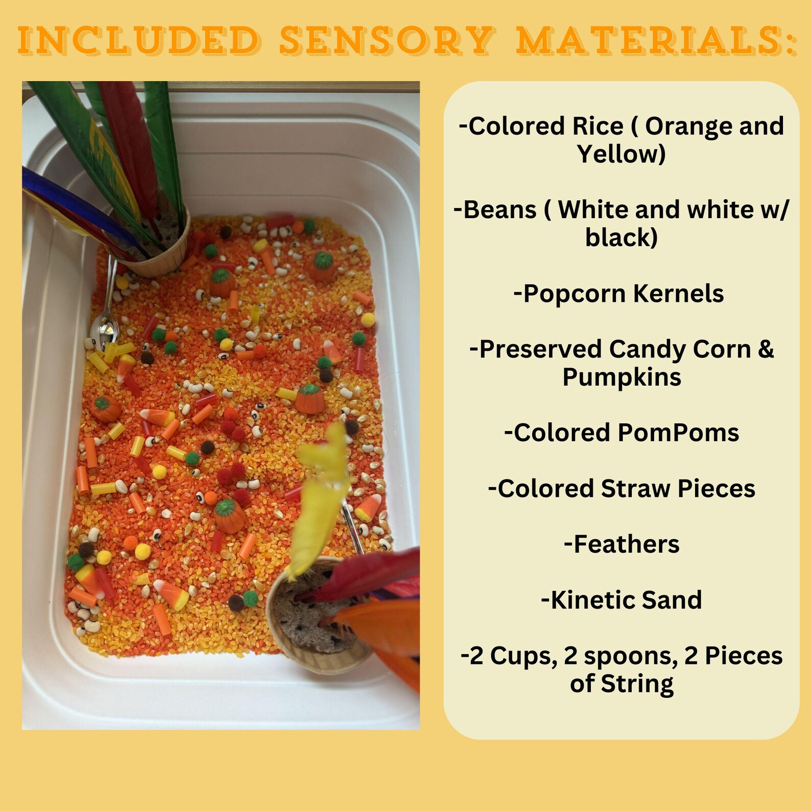 Thanksgiving Sensory Bin - Etsy