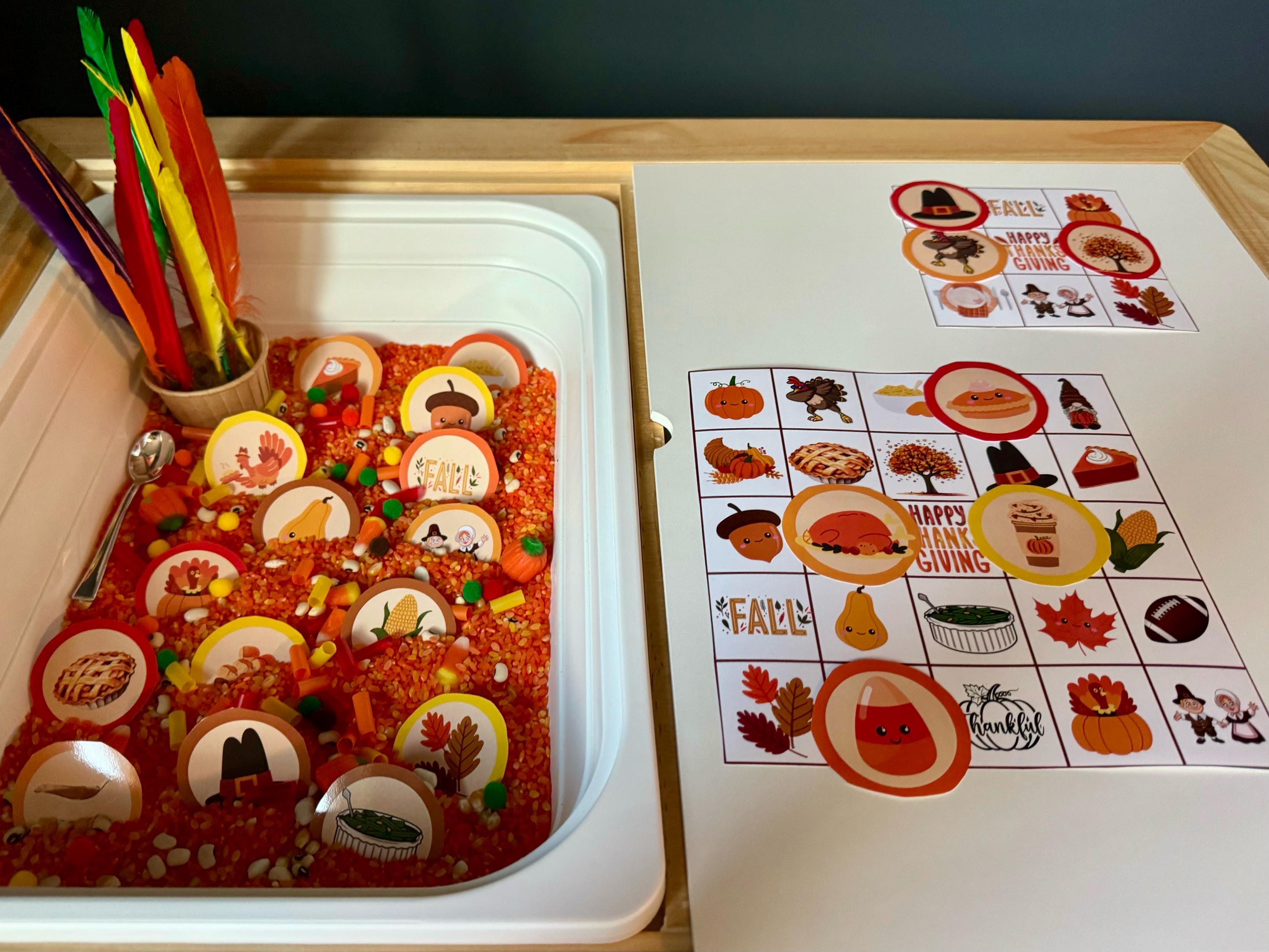 Thanksgiving Sensory Bin - Etsy