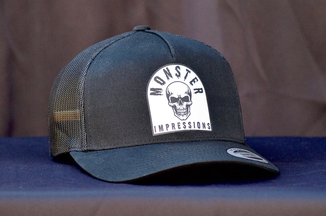 Monster Impressions Skull Tombstone Trucker Snapback Hat YP Classics ...