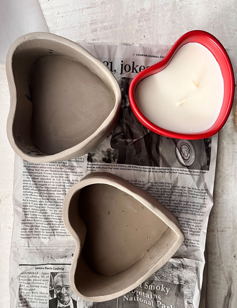 Valentine's Heart Dish Slab Pottery Tutorial - Etsy