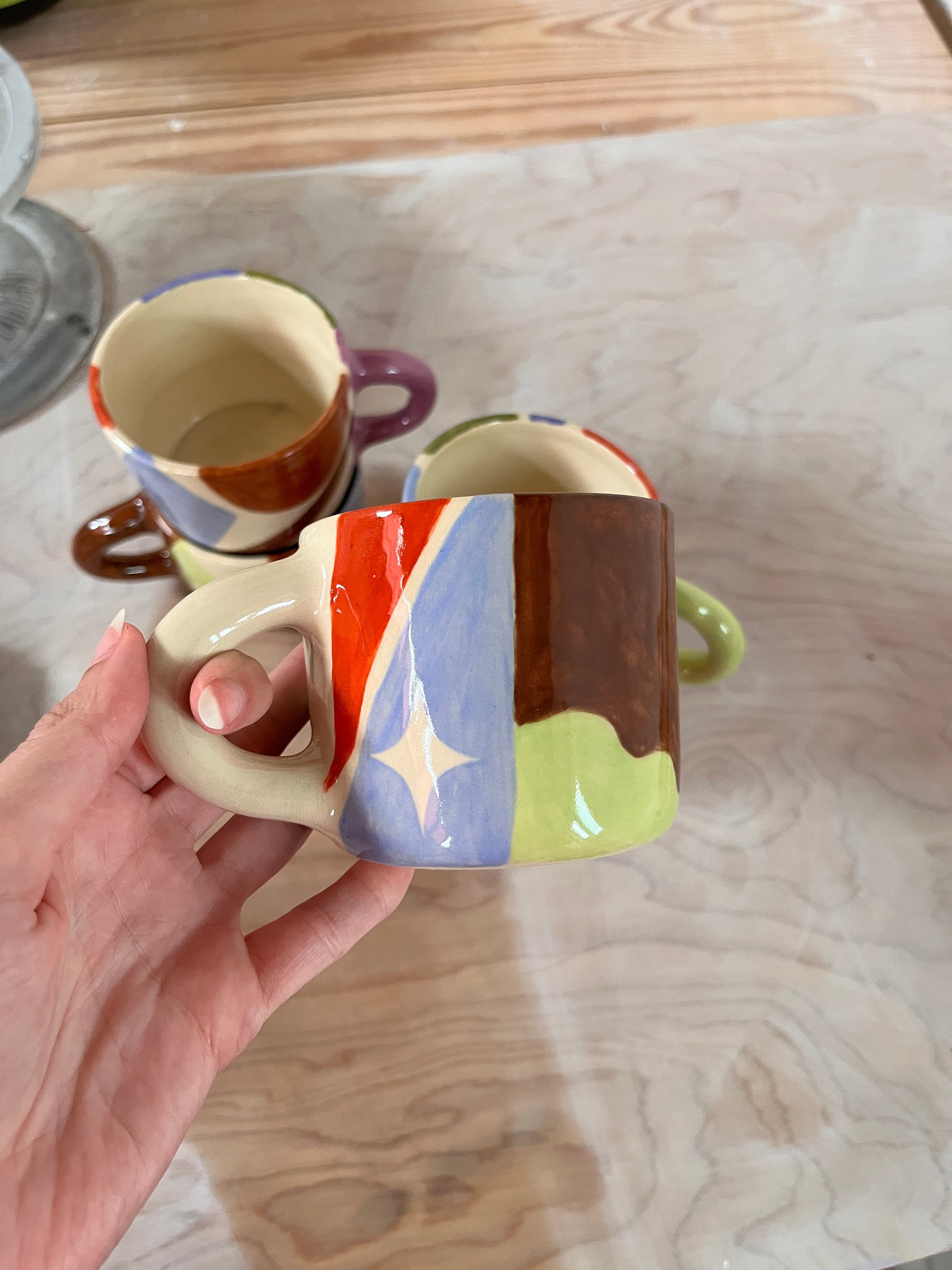 Chunky Coffee Mug Template / Slab Pottery Template - Etsy