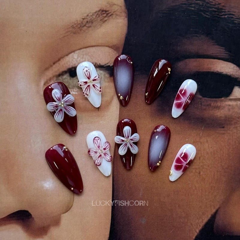 Fall Press on Nails - Etsy