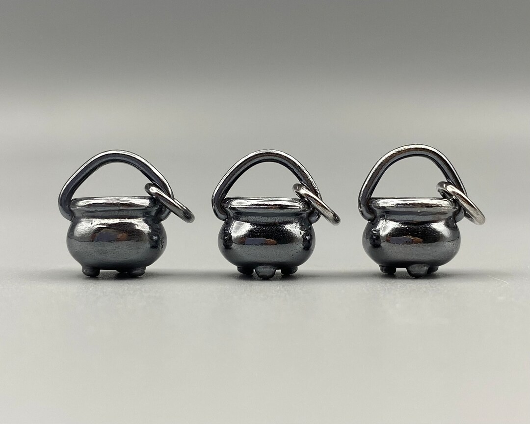 Witch's Cauldron Necklace Pendant - Halloween Jewelry - Etsy