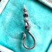 Jewelry Hook Figural Hand Holding Serpent Hook Snake Hook Sterling ...