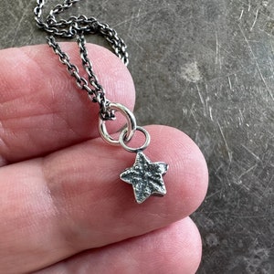 Tiny Star Fossil Necklace Pendant - Crinoid Star Fossil Jewelry - Etsy