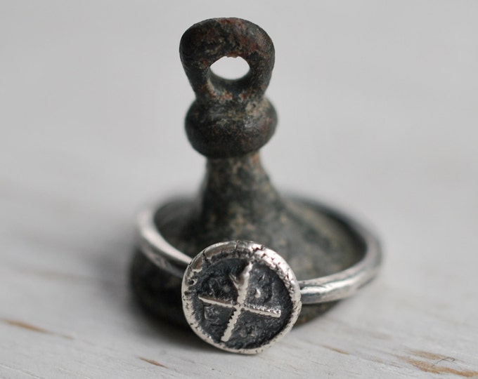SALE Cross Ring Crossover Cross Wax Seal Ring ... Faith - Etsy
