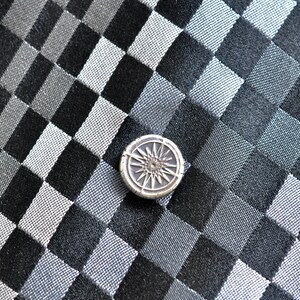 Compass Rose Tie Tack Pin - Sterling Silver Compass Wax Seal Tie Tack ...