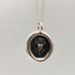 Bleeding Heart Wax Seal Necklace - Meaningful Wax Seal Jewelry - Etsy