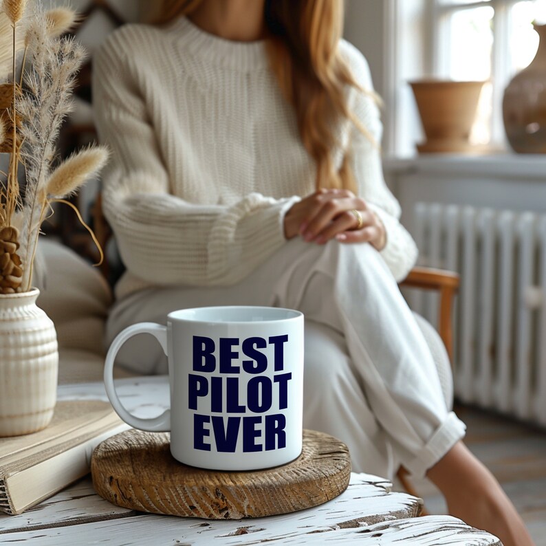Best Pilot Ever, Pilot Mug, Funny Pilot Gift, Gifts for Pilot, Pilot ...