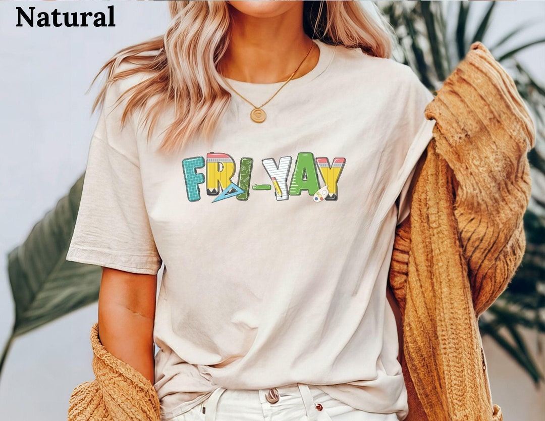 Happy FRI-YAY Shirt, Happy Friday T-shirt, Teacher Tshirt, SLP Shirt ...