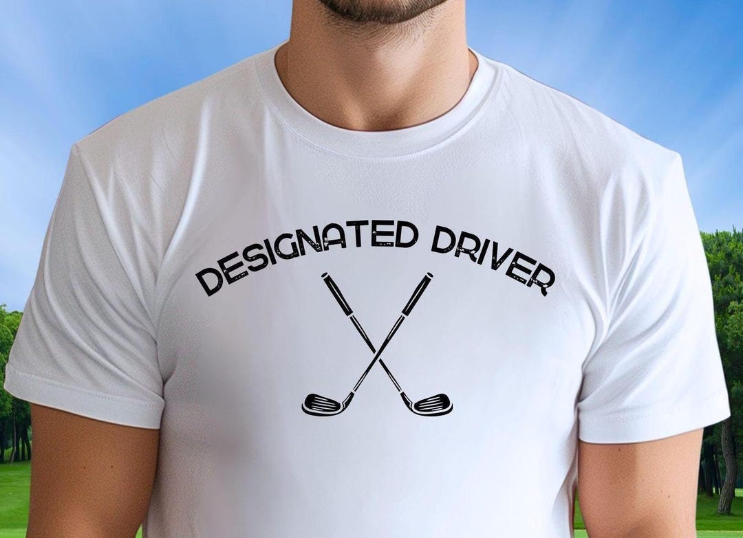 Funny Designated Driver Golf Shirt, Shirt With Puns , Men Women ...
