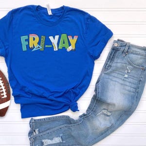 Happy FRI-YAY Shirt, Happy Friday T-shirt, Teacher Tshirt, SLP Shirt ...