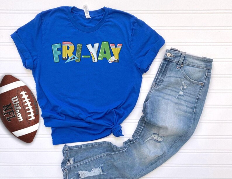 Happy FRI-YAY Shirt, Happy Friday T-shirt, Teacher Tshirt, SLP Shirt ...