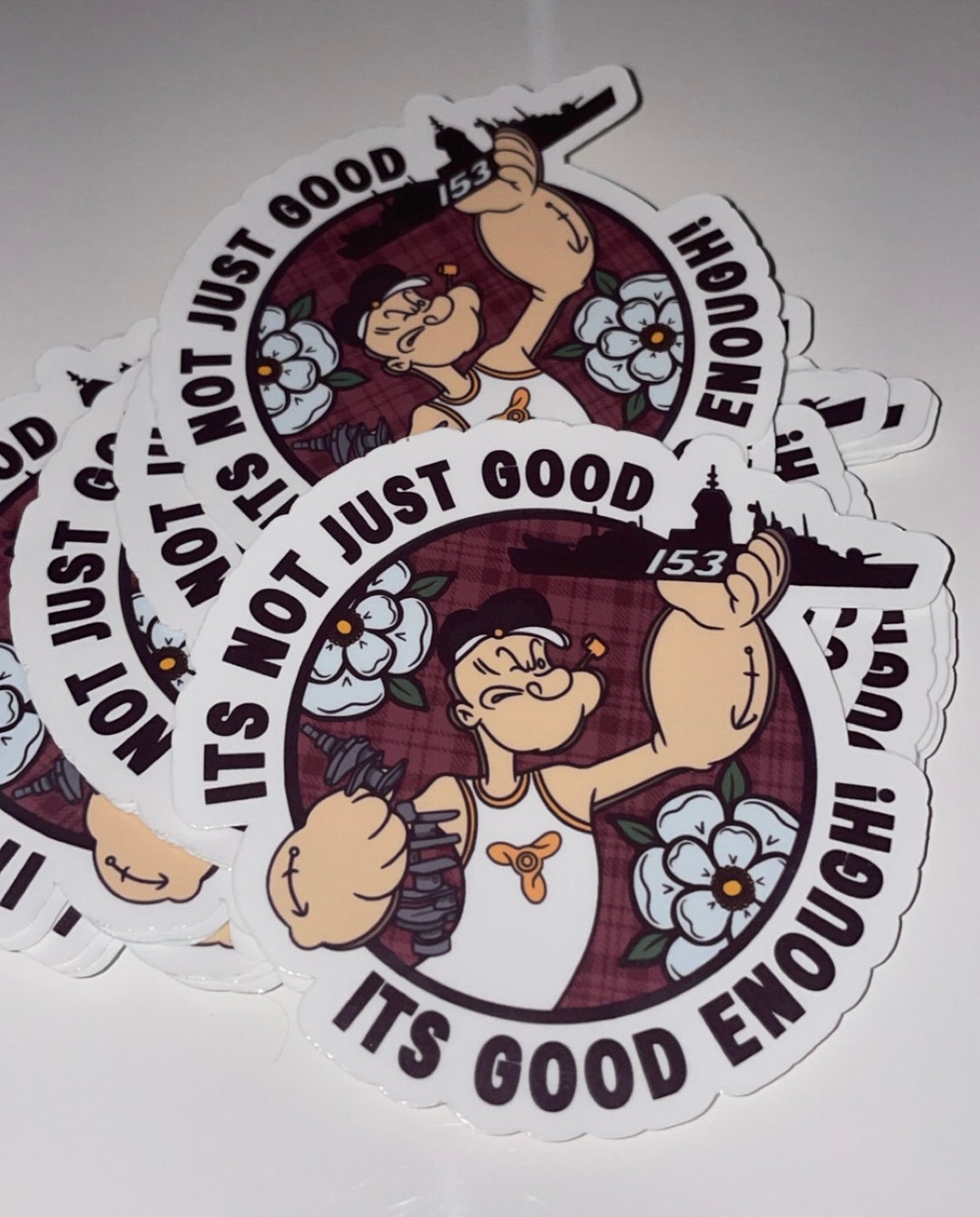 It's Not Just Good, It's Good Enough! - Sticker - Etsy