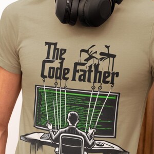 The Codefather Tshirt, Programmer, Coding Tshirt, Birrhday Gift, Geek Dad Shirt, Technology ...