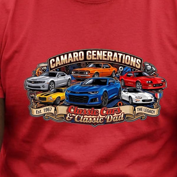 Mens Tshirts Camaro - Etsy