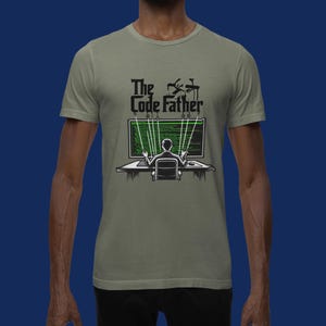 The Codefather Tshirt, Programmer, Coding Tshirt, Birrhday Gift, Geek ...