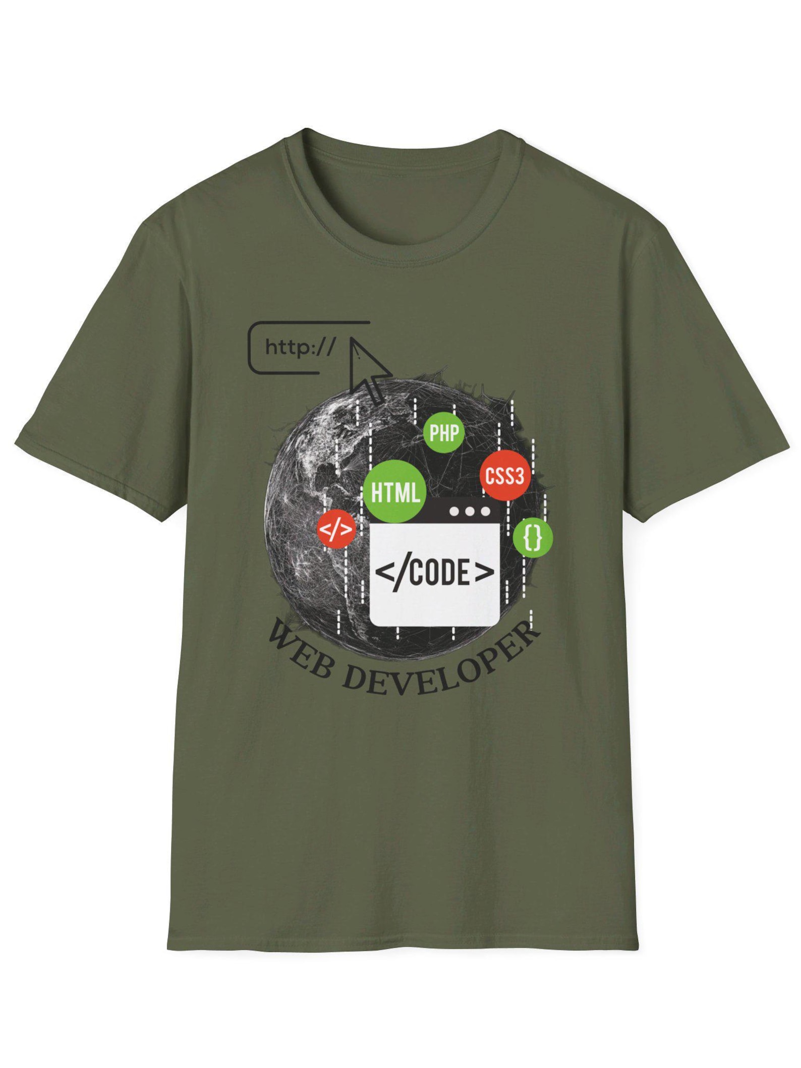 Funny Web Developer Tee - Code the Future - Essential Programmer Gift ...