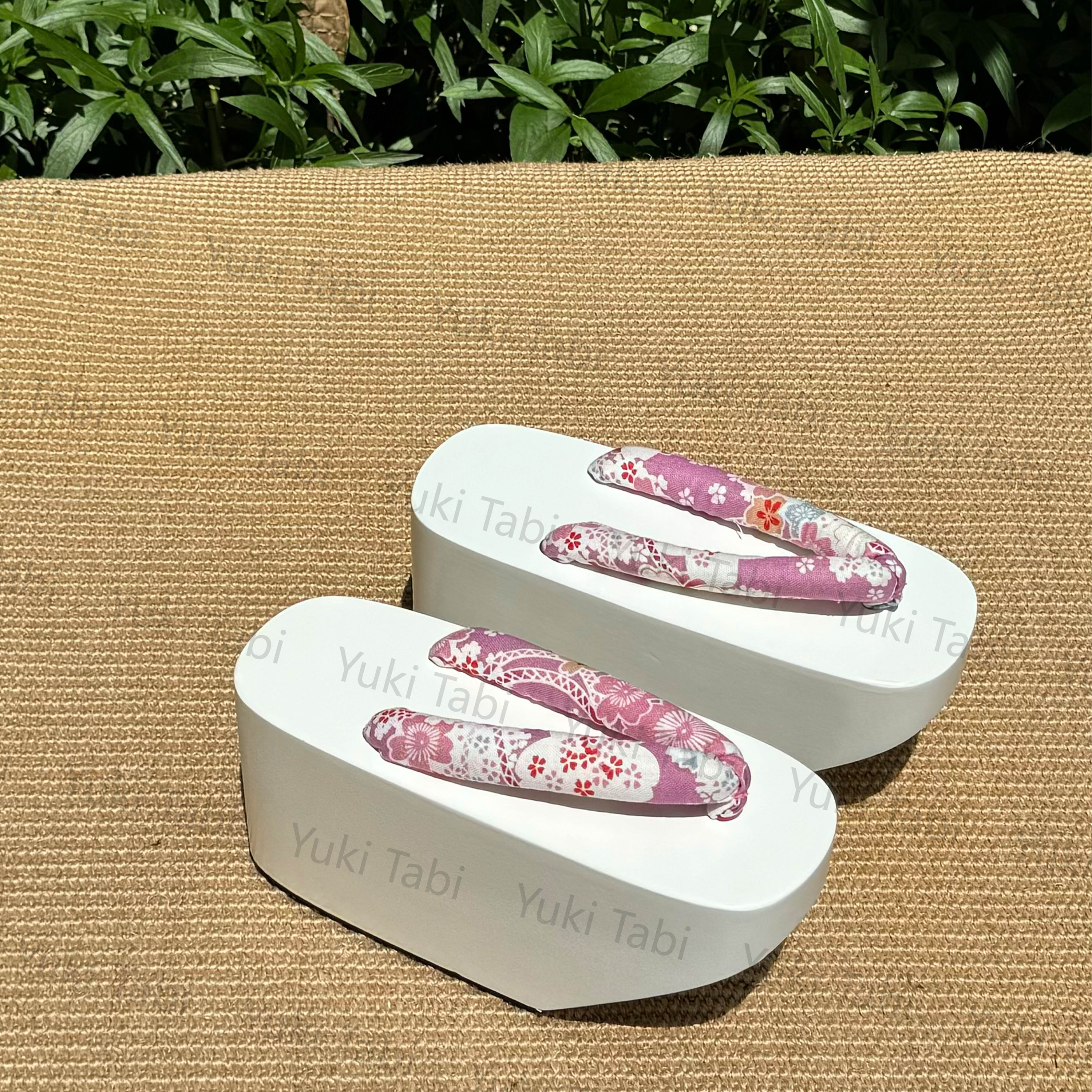 Japanese Wooden Clogs, ,japanese Kimono Sandals, Kimono Shoes, Oiran ...