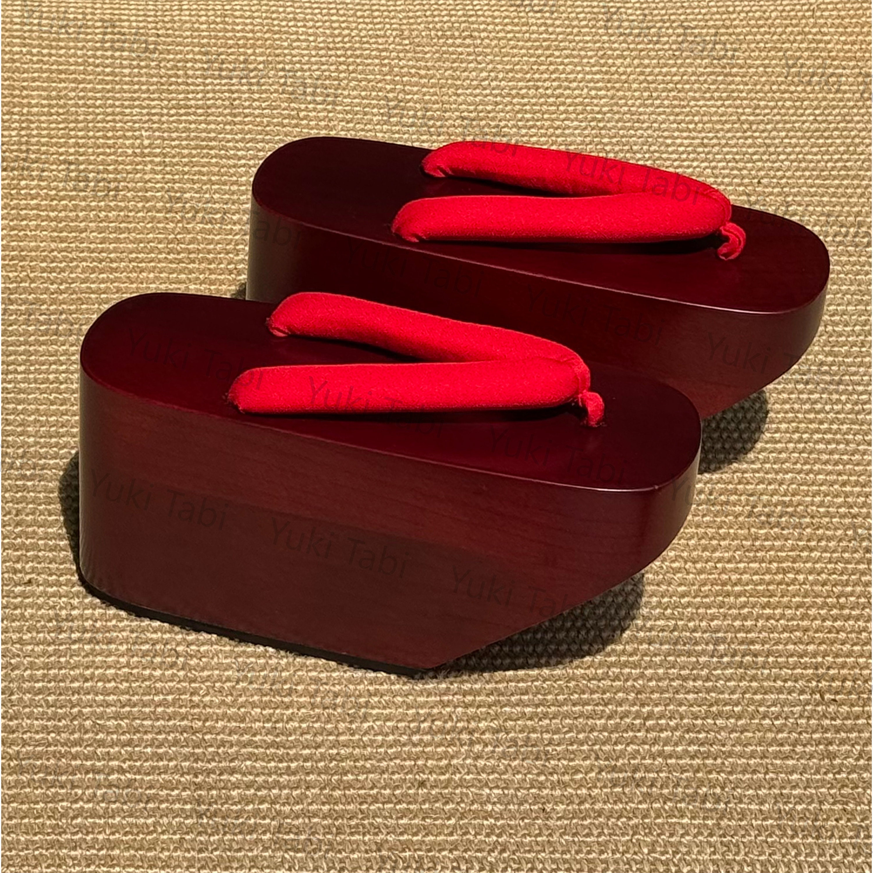 Japanese Kimono Sandals, Japanese Wooden Clogs, Oiran Geta, Kimono Geta ...