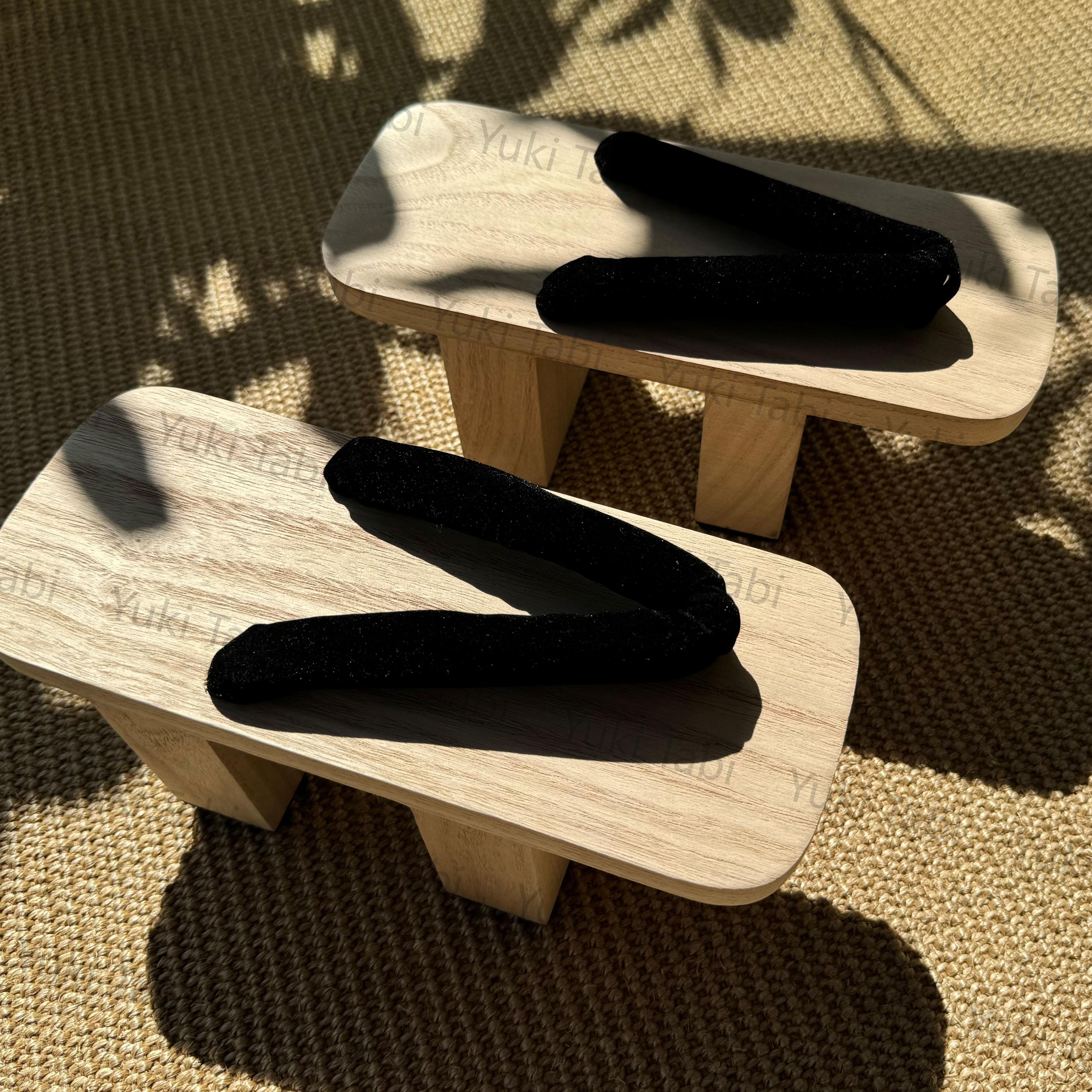 Two-tooth Geta: Japanese Wooden Clogs - Etsy