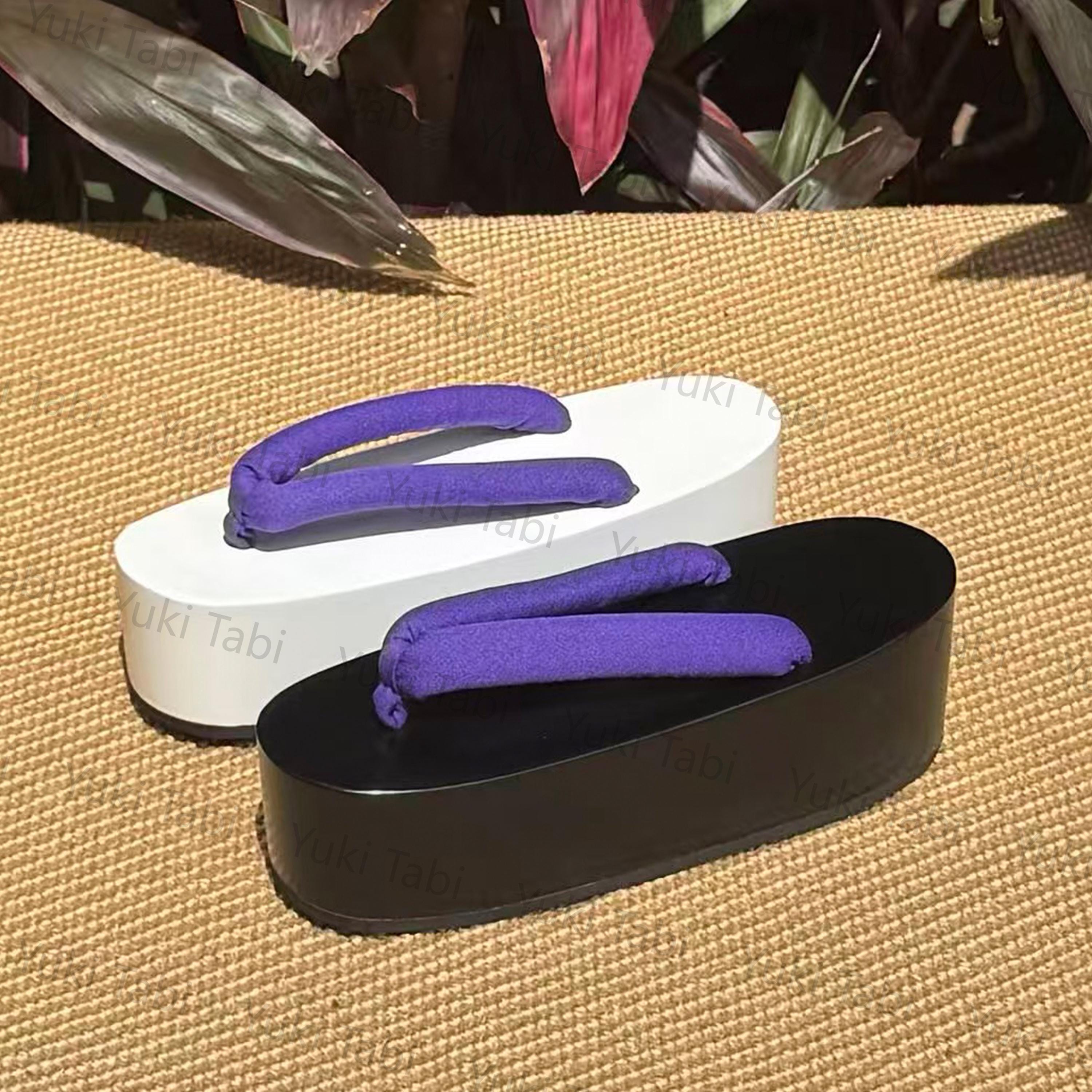 Kimono Geta Sandals:handmade Japanese Wooden Shoes - Etsy