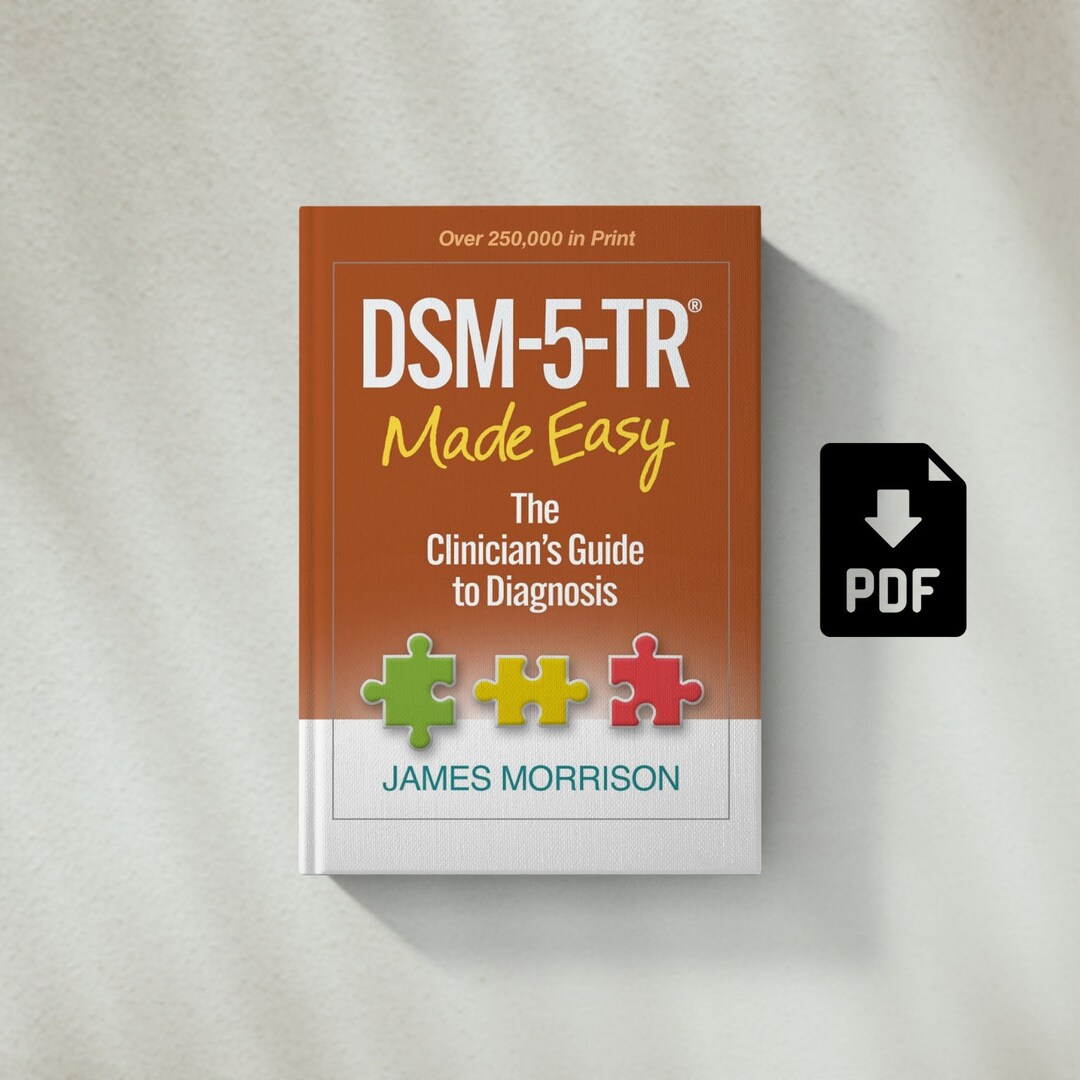 DSM-5-TR® Made Easy the Clinician's Guide to Diagnosis 1st Edition - Etsy