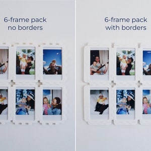 Instax Mini Photo Frames | Pack of 6 | Modular Wall Art & Table Top ...
