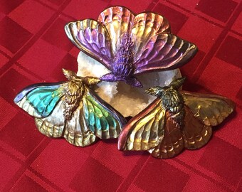 Moth brooch | Etsy