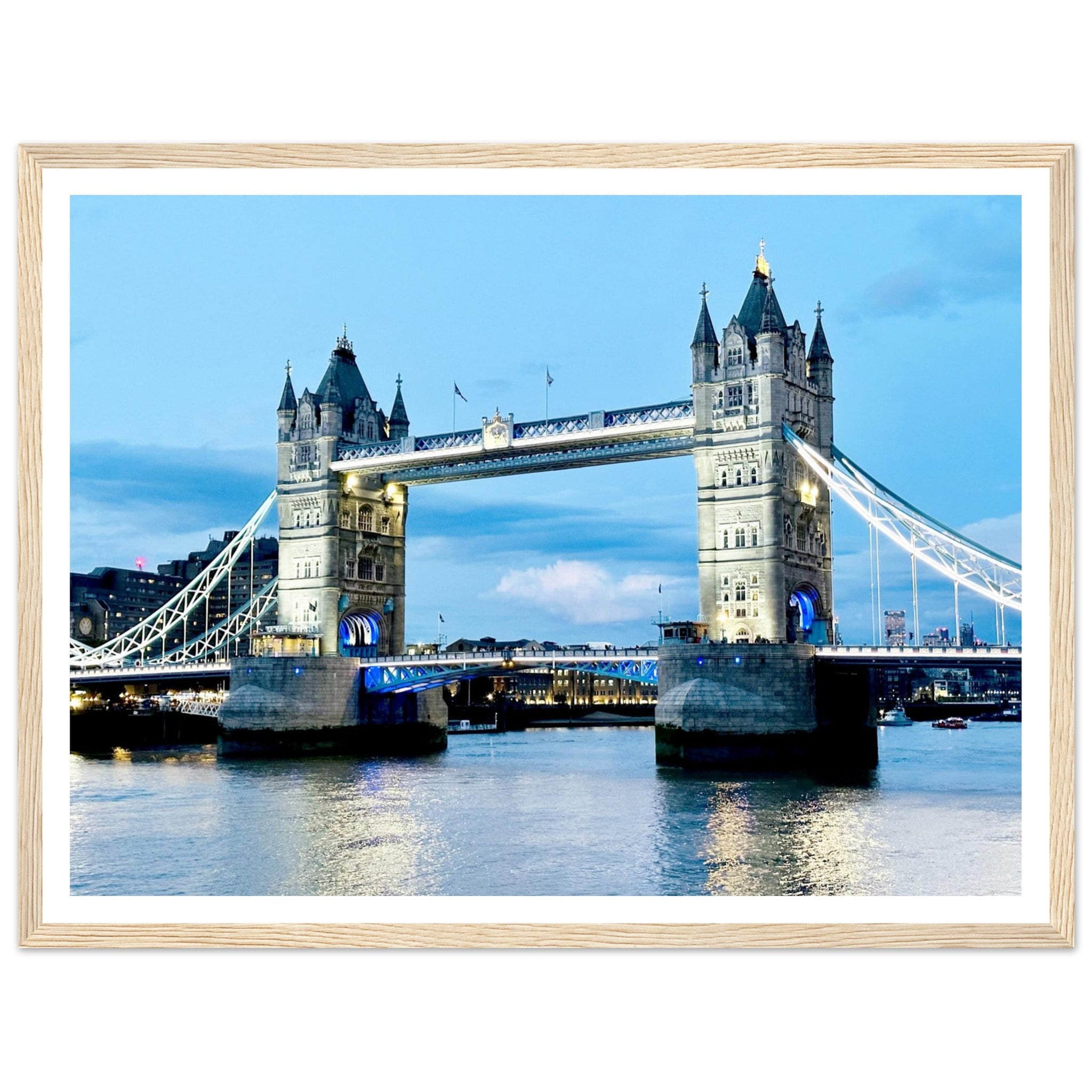 Tower Bridge London, Poster Architecture Wall Art, Framed Print, Travel ...