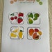 PRINTABLE BUSY BOOK. Learning Binder and Worksheets. Fruits. Instant ...