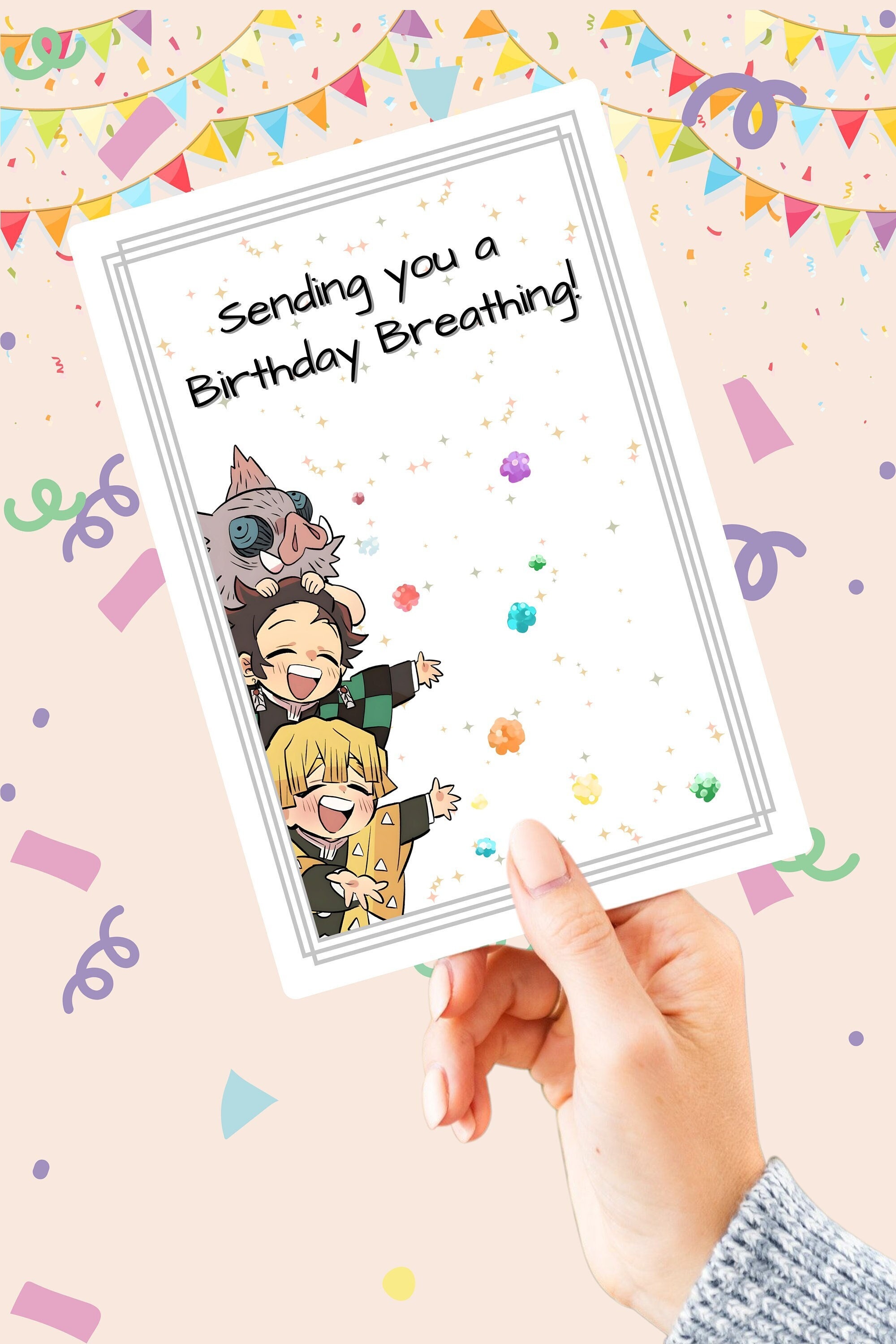 INOSUKE, TANJIRO, ZENITSU - Demon Slayer (anime Themed Birthday ...