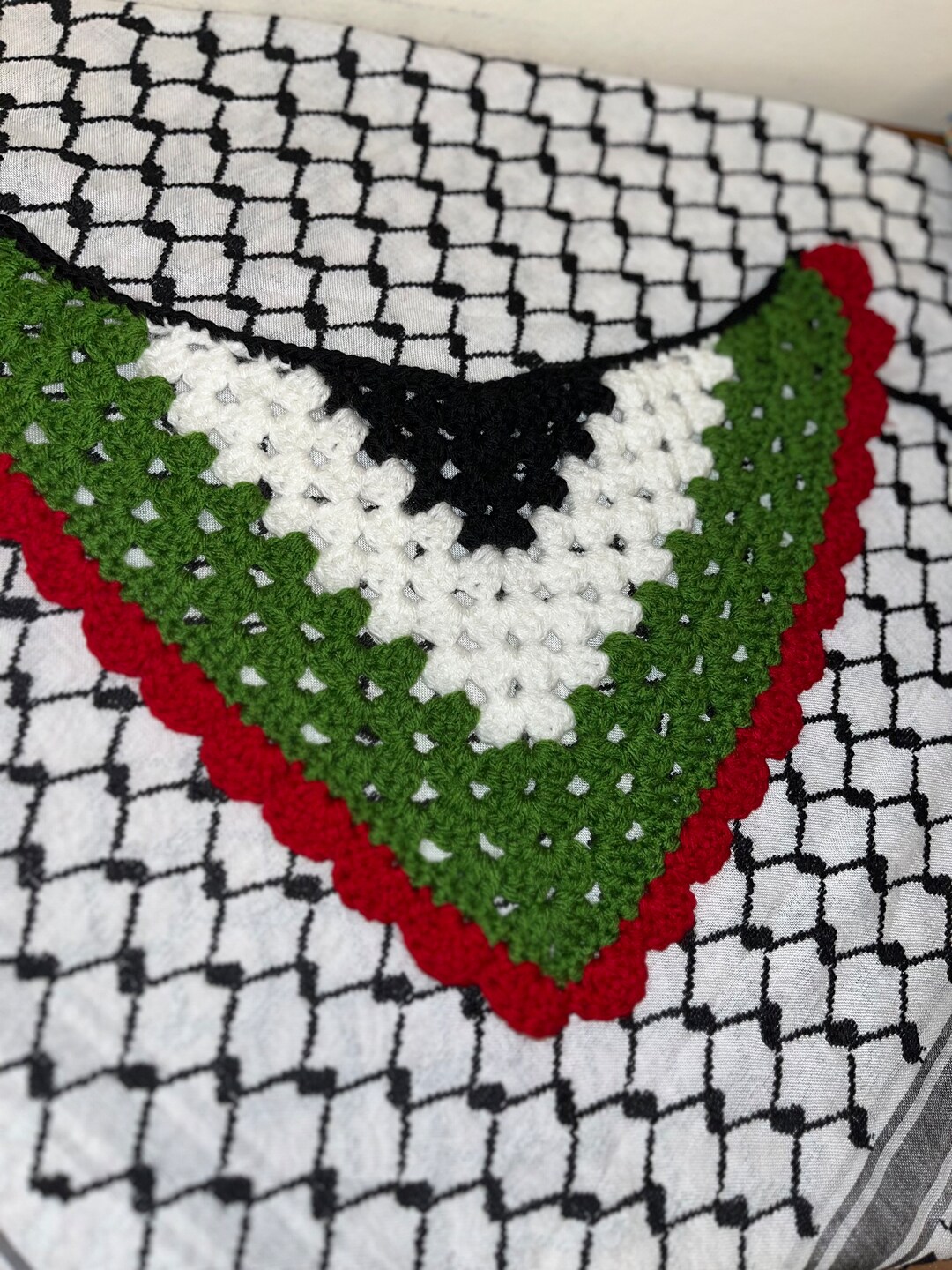Crochet Palestine Bandanna - Etsy