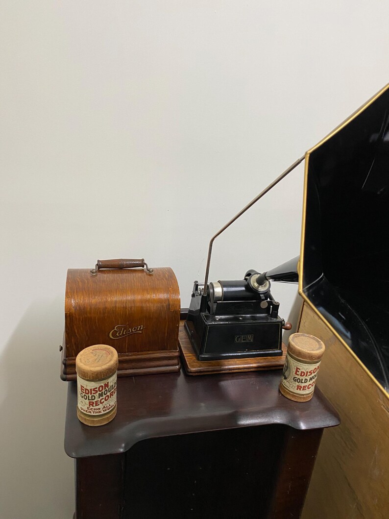 Stunning Edison Gem Phonograph of 1906 - Etsy