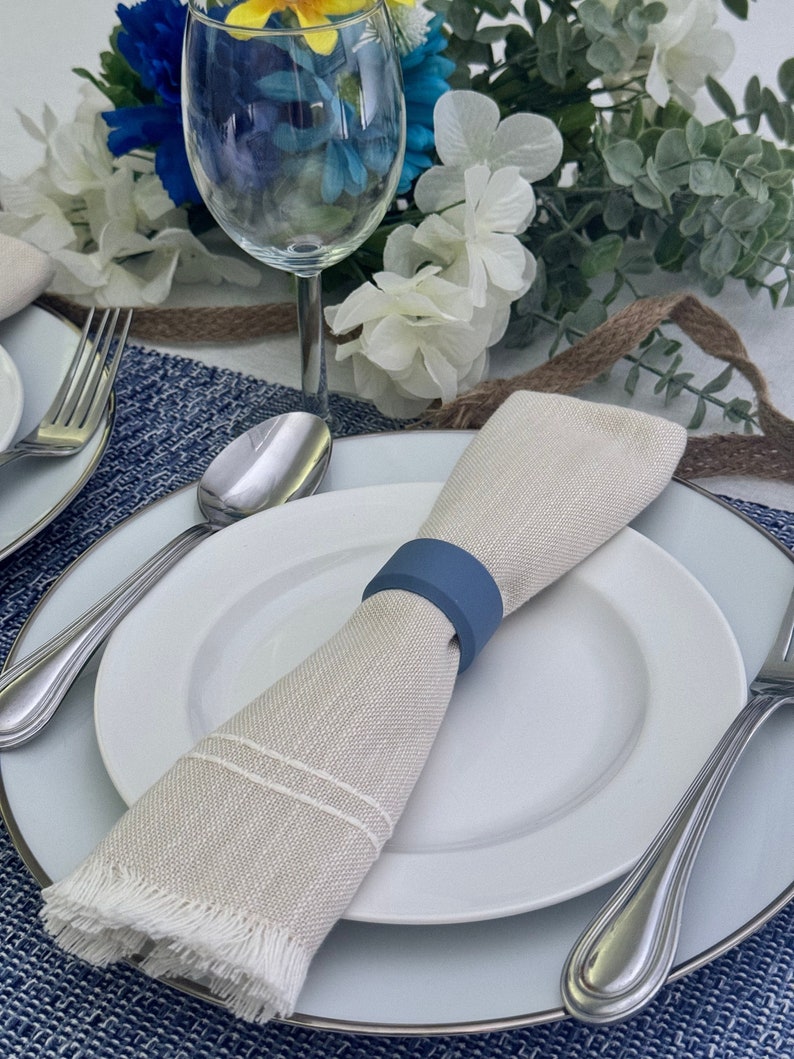 Minimalistic Classy Napkin Rings | Set of 4, 6, 8, or 12 | Elegant ...