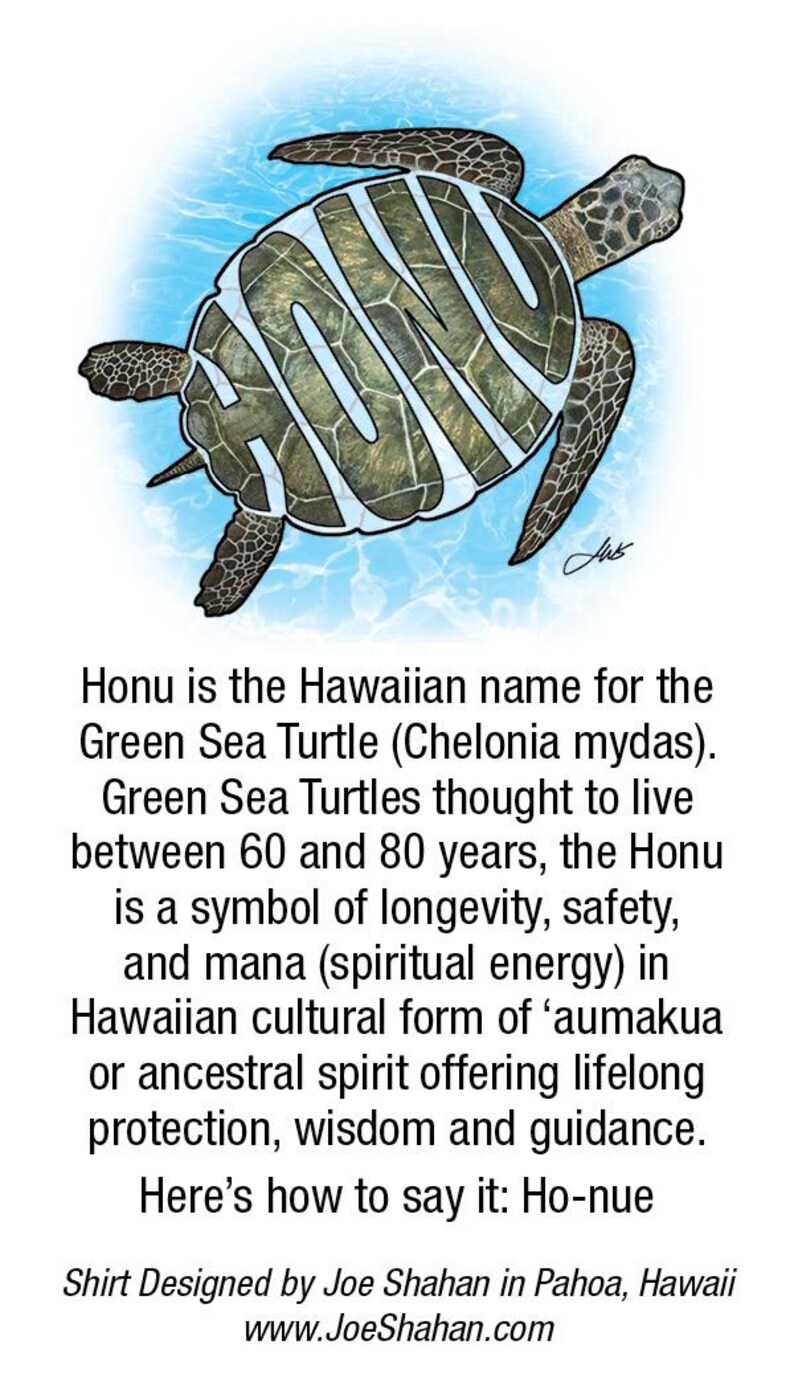 Honu Aka Green Sea Turtle Sticker Hawaii - Etsy