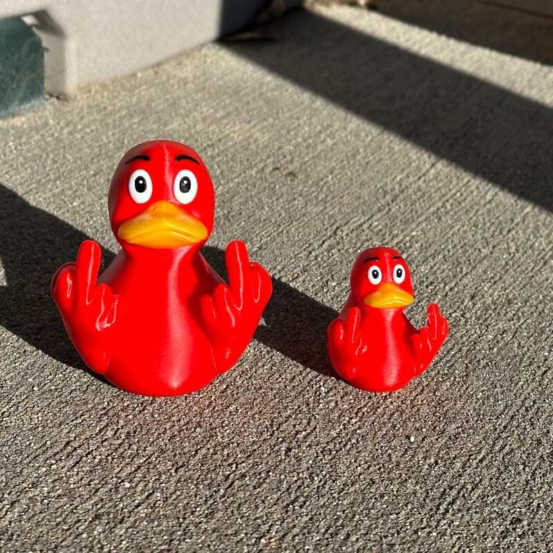 Middle Finger Duck - Etsy