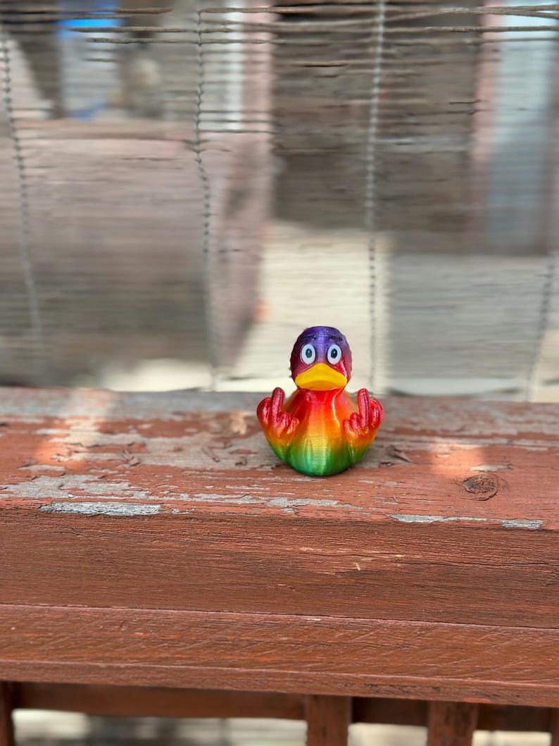 Double Middle Finger Duck - Etsy