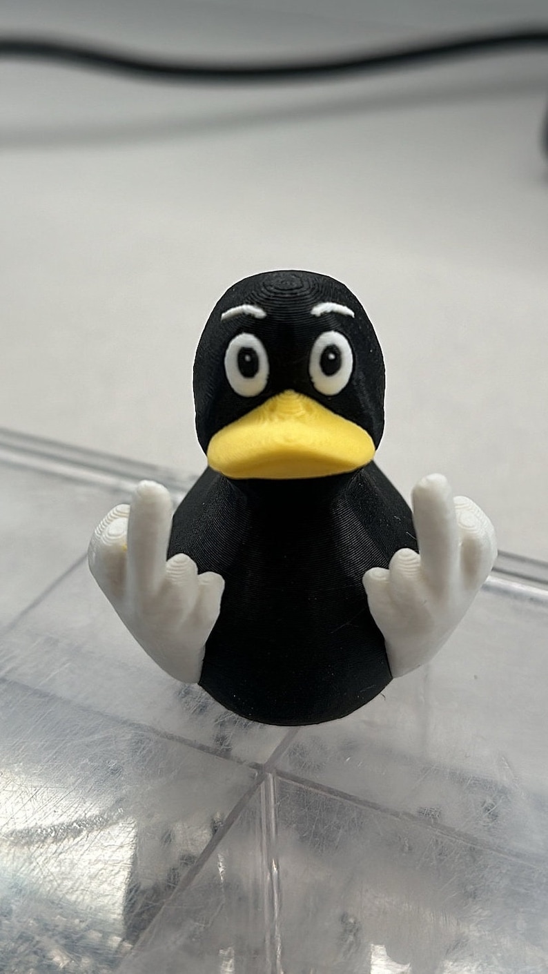 Double Middle Finger Duck - Etsy