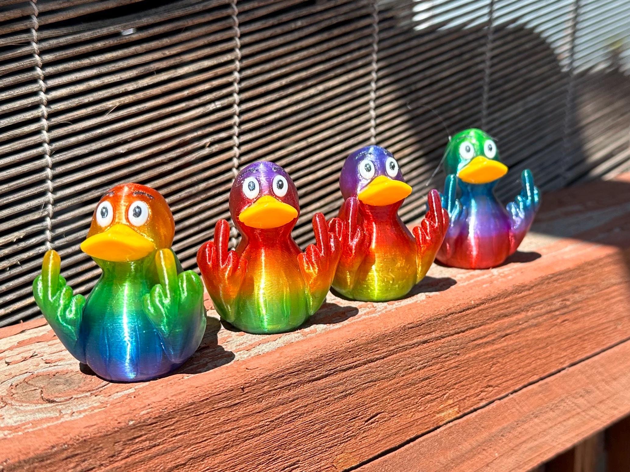 Double Middle Finger Duck - Etsy