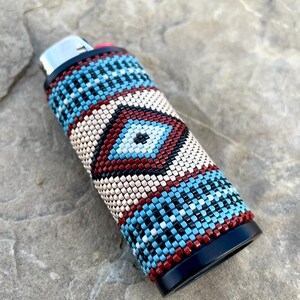 Pattern Download for Beaded Lighter Case, Even Count Tubular Peyote ...