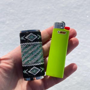 Pattern Download for Beaded Lighter Case, Even Count Tubular Peyote ...