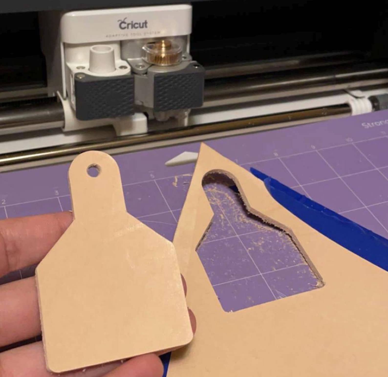 Cow Tag Outline, Ear Tag Outline, SVG, PNG, Cut Files, Template ...